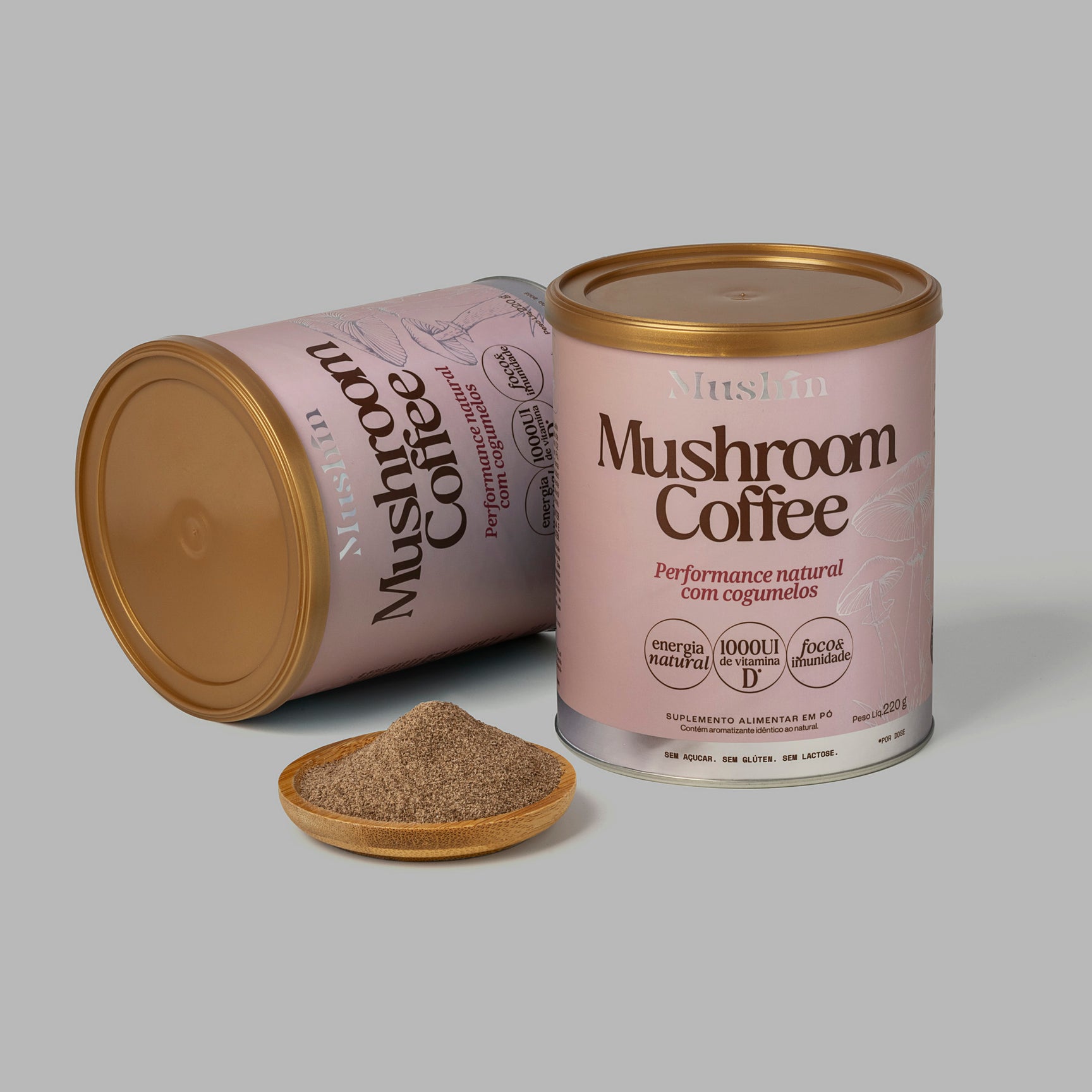 Mushroom Coffee com Cogumelos Funcionais - Energia Natural | Mushin